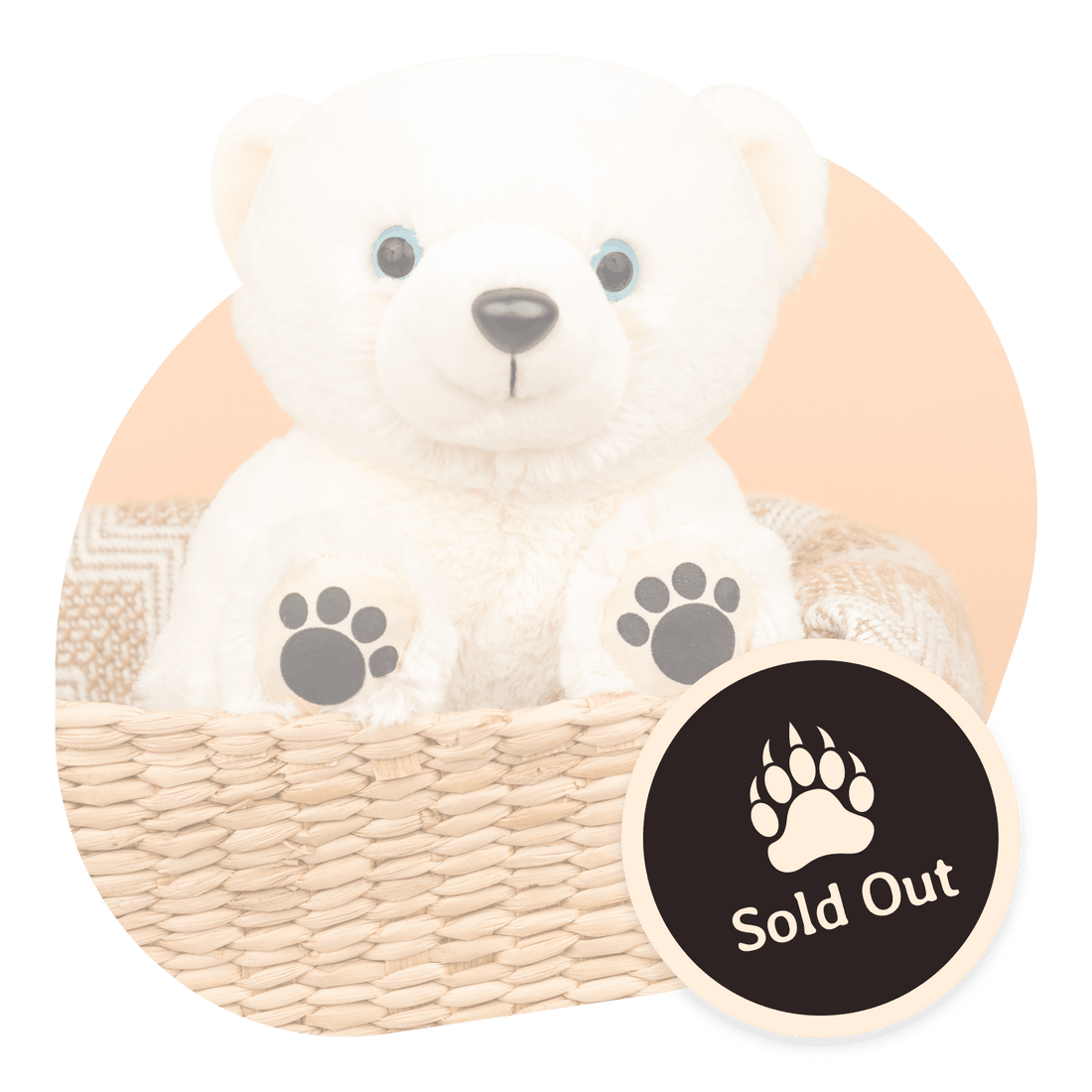 Polar Bear Tracking Plush | The Venture Plush | Fahlo